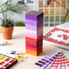 Warm Gradient Tower – Block Design