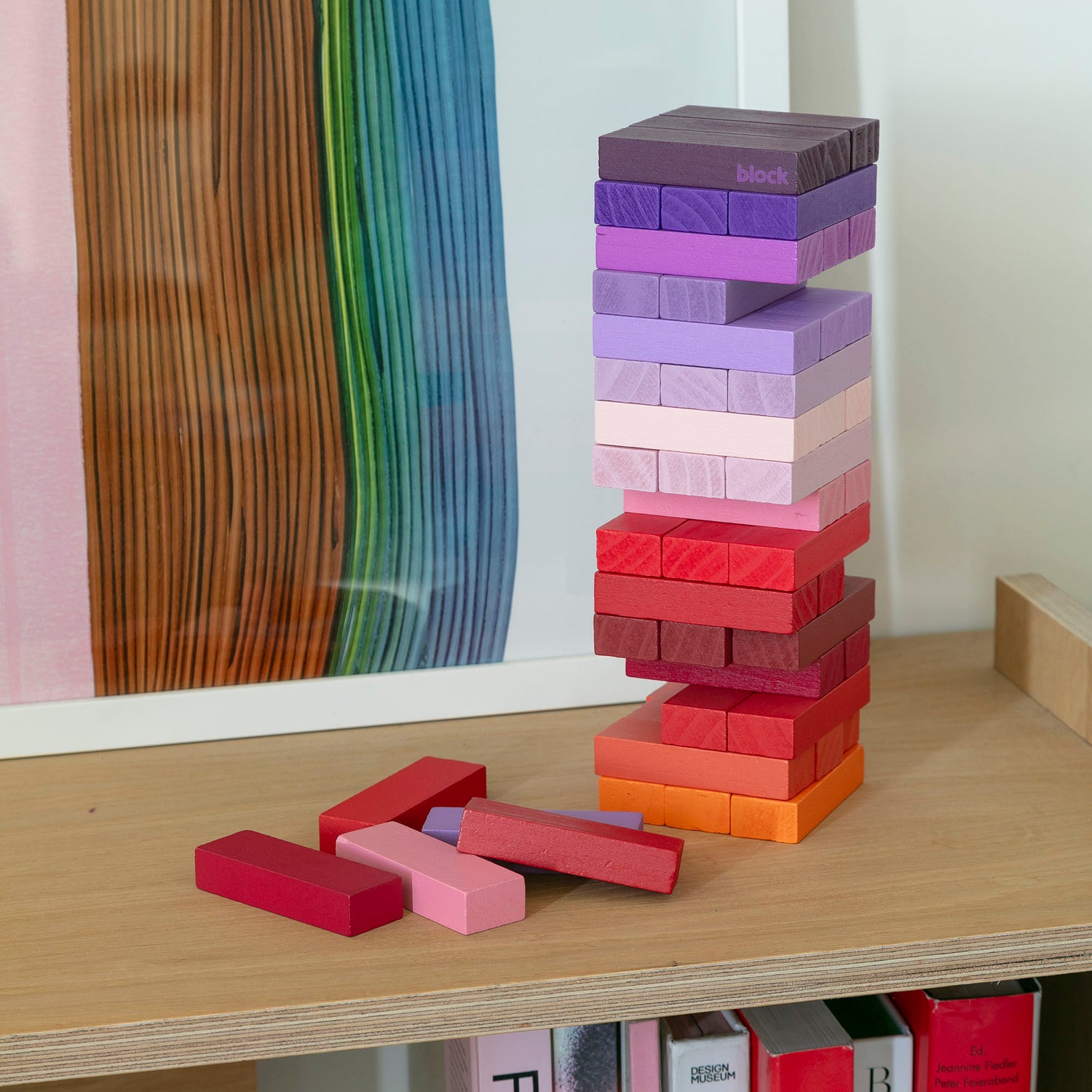 Warm Gradient Tower – Block Design