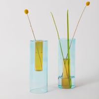 Reversible Glass Vase – Block Design