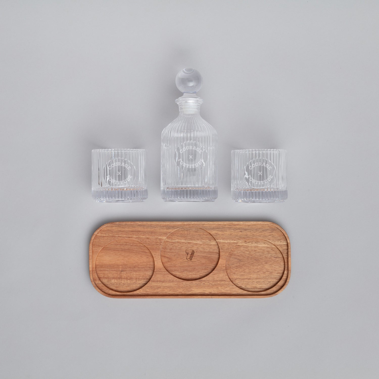 Luxe Decanter Set – Block Design