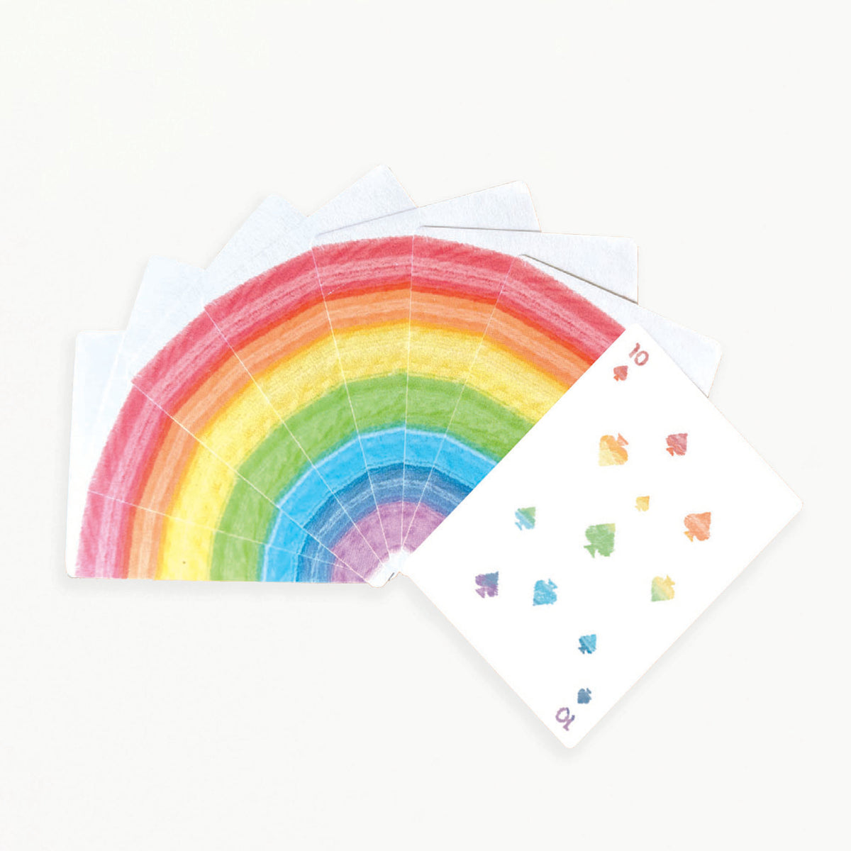 Rainbow Playing Cards – Block Design