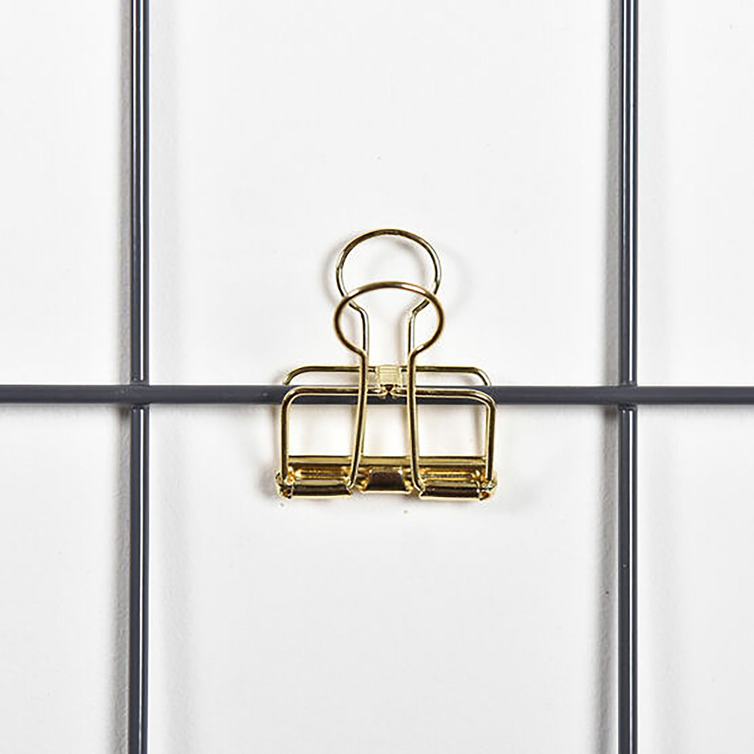 Small Wire Binder Clips | Gold or Silver – Block Design